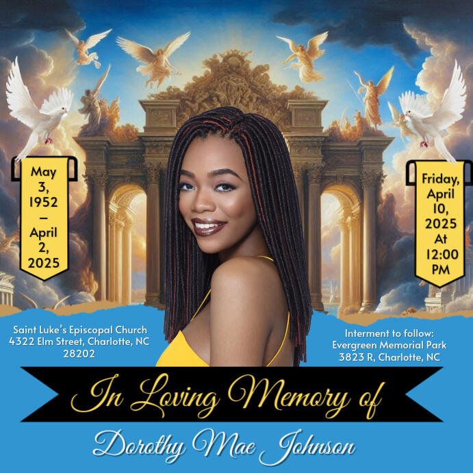 Copy of Funeral Flyer Memorial Flyer | PosterMyWall