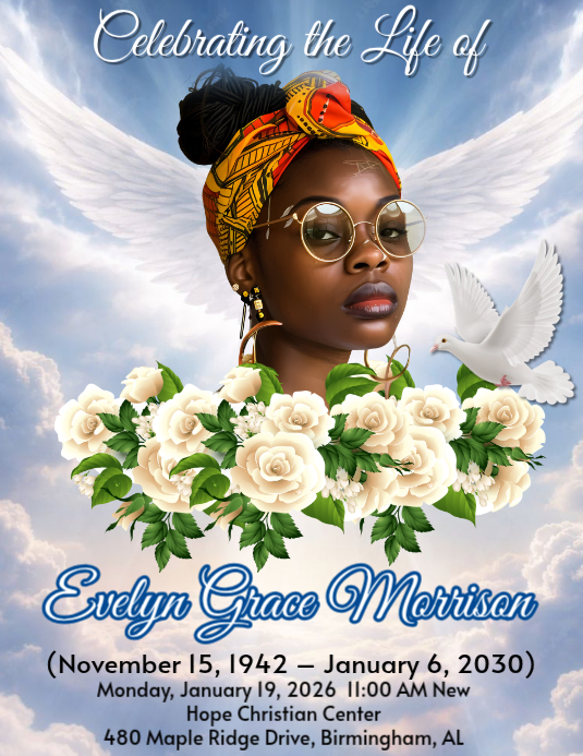 Funeral Flyer Memorial Flyer Template | PosterMyWall