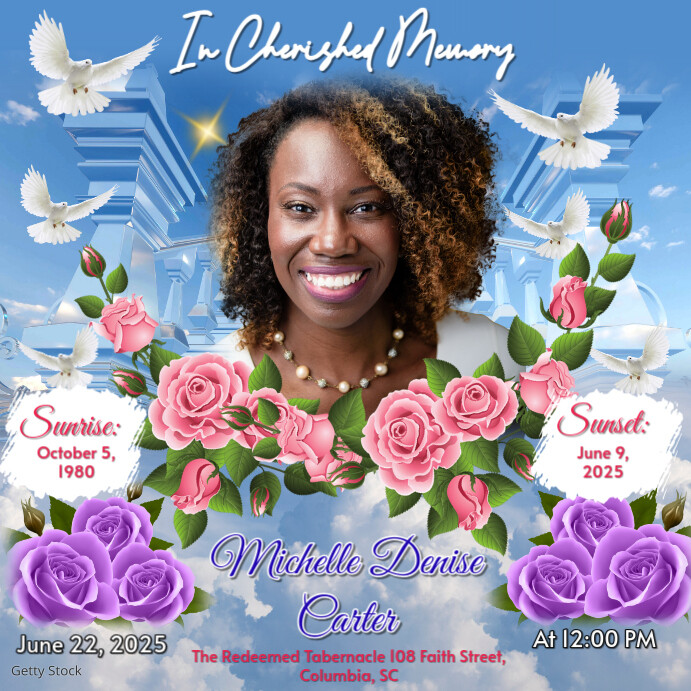 Funeral Flyer Memorial Flyer Template | PosterMyWall