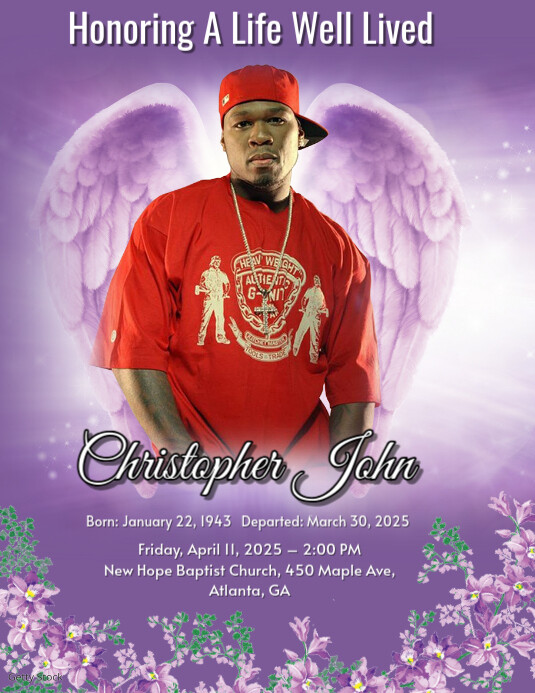 Funeral Flyer Memorial Flyer Template | PosterMyWall