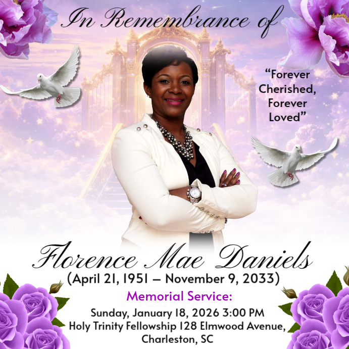 Funeral Flyer Memorial Flyer Template | PosterMyWall
