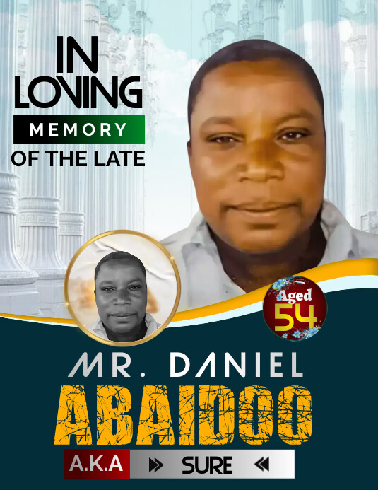 FUNERAL FLYER TEMPLATE | PosterMyWall