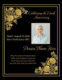 funeral flyers Template | PosterMyWall