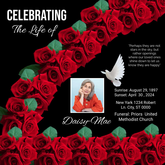 funeral flyers Templat | PosterMyWall