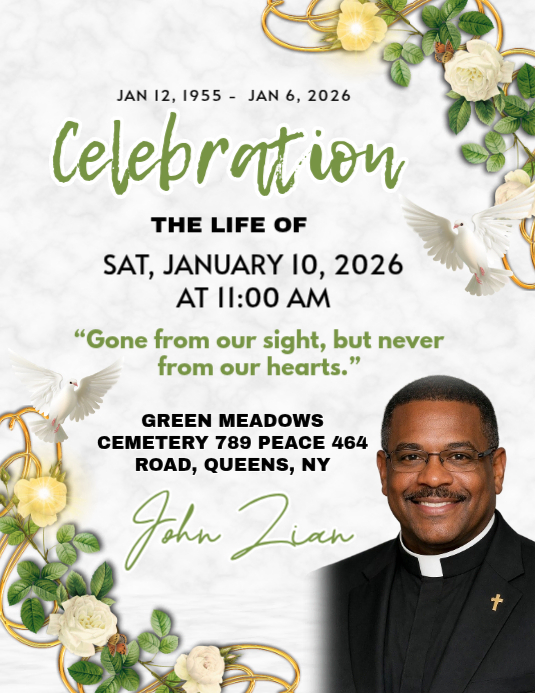funeral flyers Template | PosterMyWall