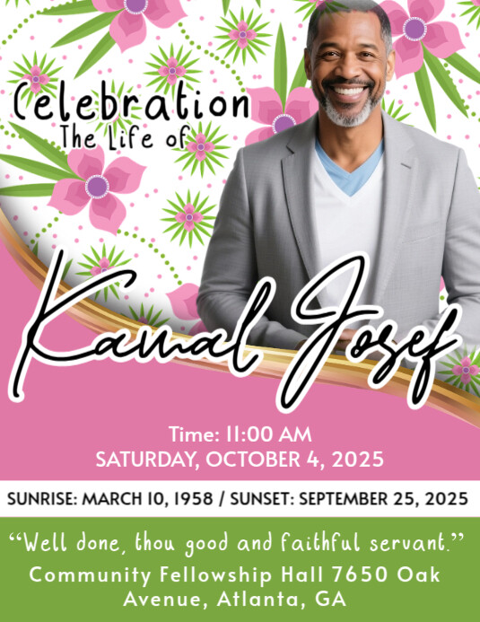 funeral flyers Template | PosterMyWall