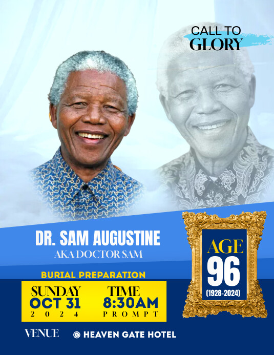 funeral graphics design template, burial arr | PosterMyWall