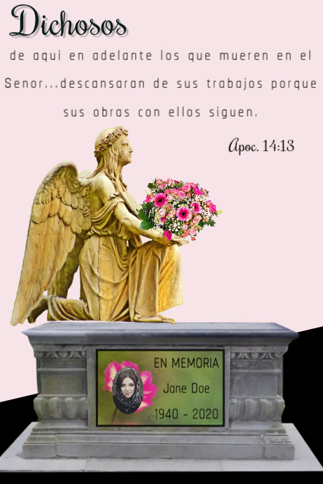 funeral, in loving memory, celebration life, death anniversary Template ...