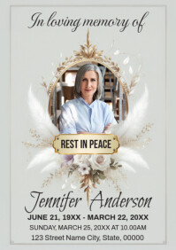 Funeral Invitation Template | PosterMyWall