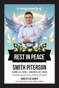 Funeral Invitation Template | PosterMyWall