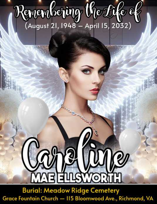 Funeral Memorial Rest In Heaven Flyer Template | PosterMyWall