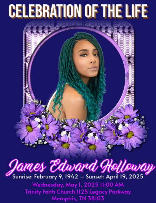 Funeral Memorial Rest In Heaven Flyer Templat | PosterMyWall