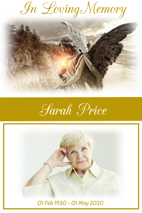 Funeral Notice12 Template | PosterMyWall