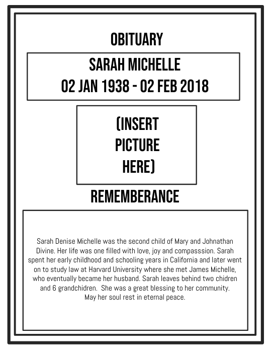 Funeral Notice1 Template | PosterMyWall