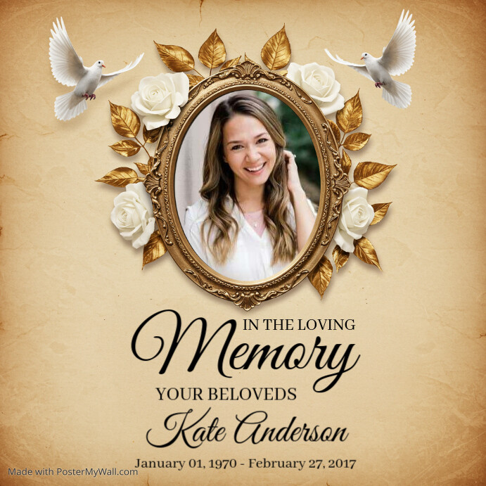 Copy of Funeral Poster | PosterMyWall