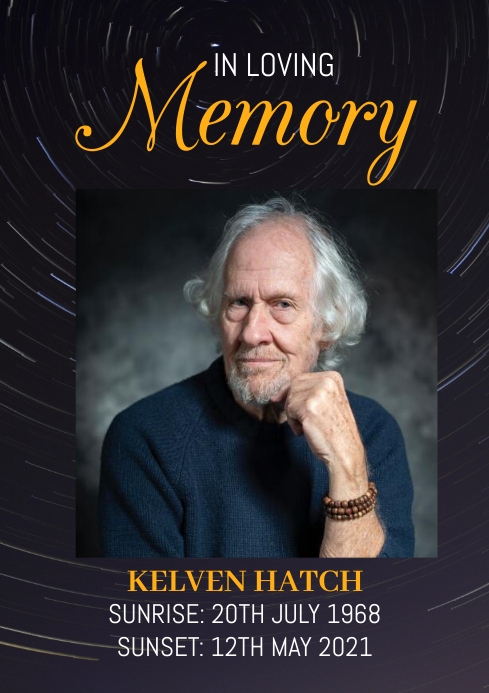 Funeral poster Template | PosterMyWall