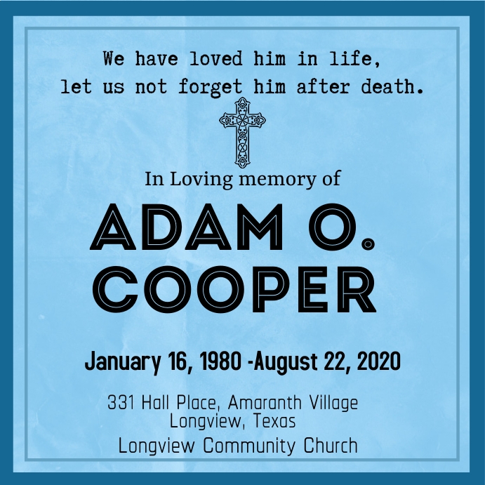 Copy of Funeral poster | PosterMyWall