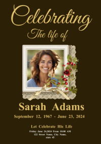 funeral template | PosterMyWall