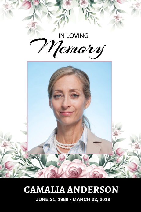 Plantilla de Funeral poster welcome sign | PosterMyWall