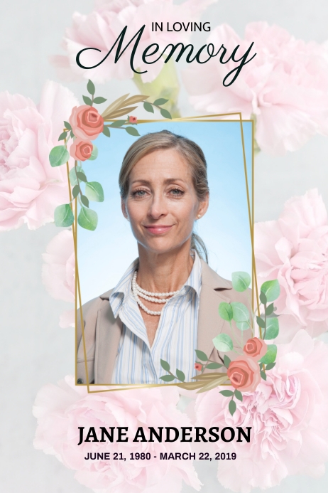 Funeral poster welcome sign Template | PosterMyWall