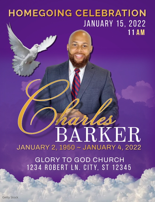 Copy of Funeral Program (1) | PosterMyWall