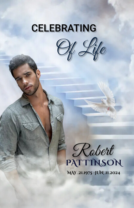 Funeral Program card Template (1) | PosterMyWall