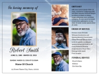 Modèle De Programme Funéraire | PosterMyWall