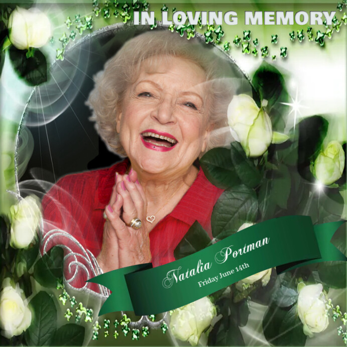 Funeral Program card Template instagram post | PosterMyWall