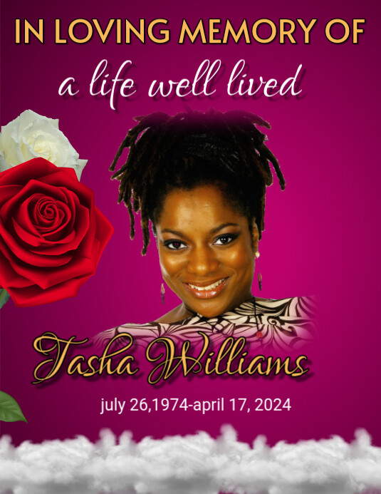 Copy of Funeral Program Cover | PosterMyWall