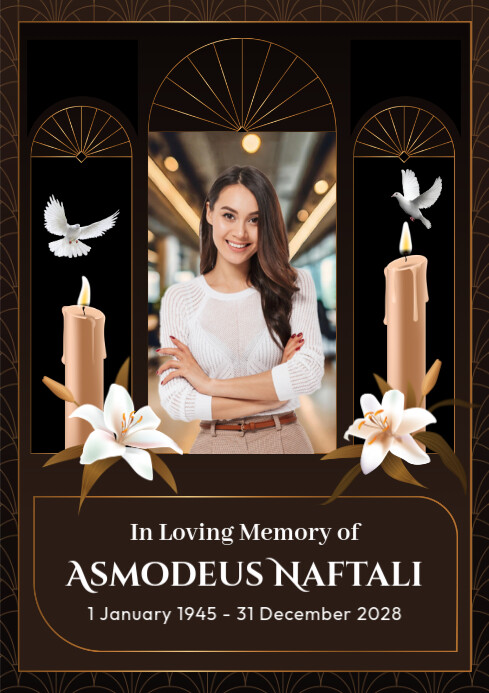 Copy of Funeral Program Poster | PosterMyWall