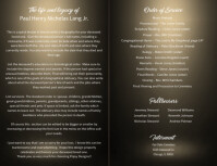 Funeral Program Large Biography(inside) Template | PosterMyWall