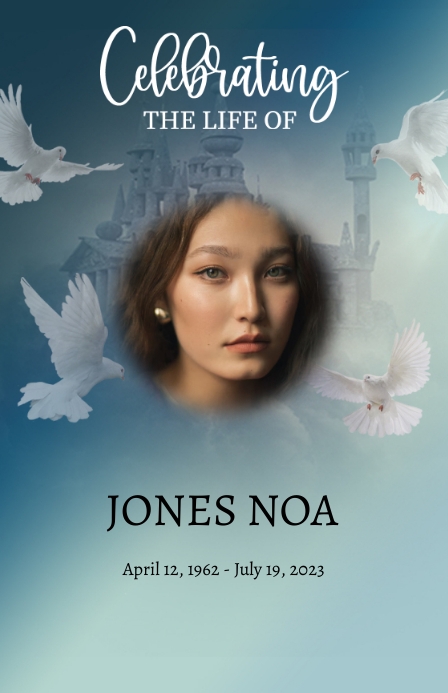 Funeral Program Template | PosterMyWall