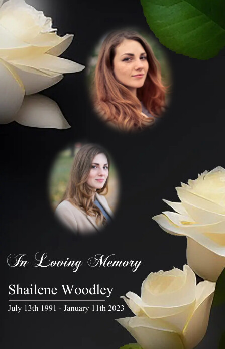 Funeral Program Template flower (1) | PosterMyWall