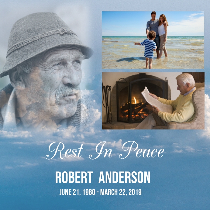 Funeral Rest In Peace Template | PosterMyWall