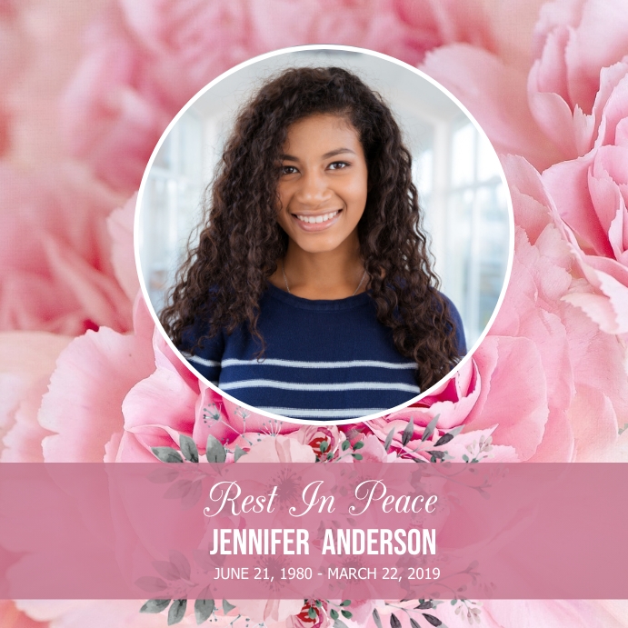 Funeral Rest In Peace Template | PosterMyWall