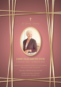 Funeral Template | PosterMyWall