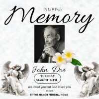 Funeral Day Social Media Post Template | PosterMyWall