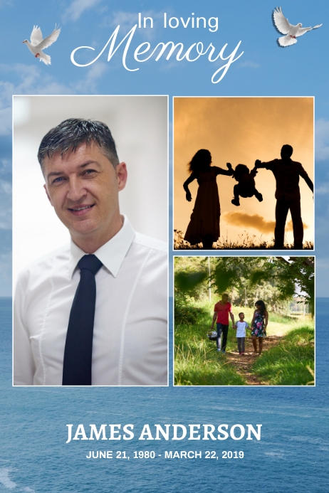 Funeral Welcome poster Sign Template | PosterMyWall