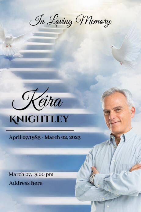 Funeral Welcome Sign Poster (1) Template | PosterMyWall