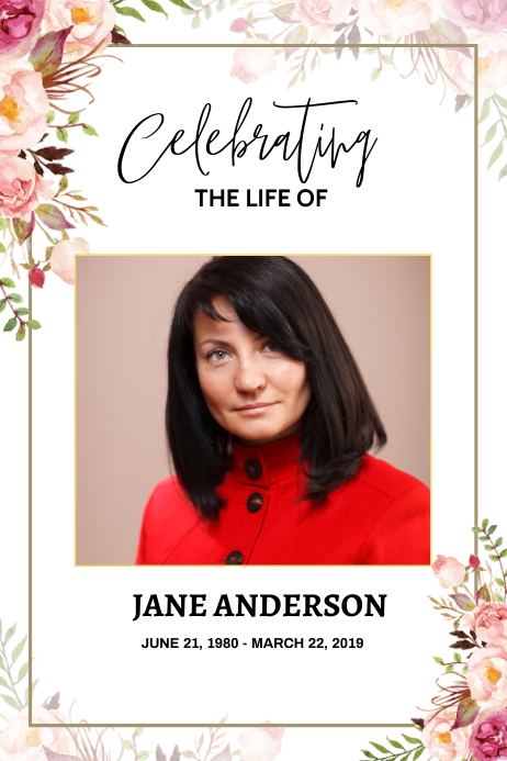 Modèle Affiche de Signe de Bienvenue Funéraire | PosterMyWall