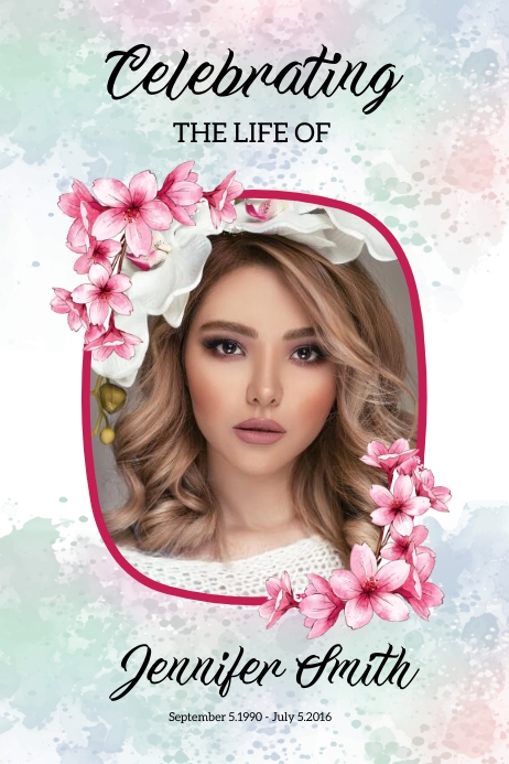 Funeral Welcome Sign Poster Template | PosterMyWall