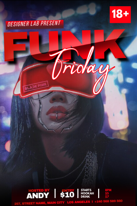 Funk Night Party Template | PosterMyWall