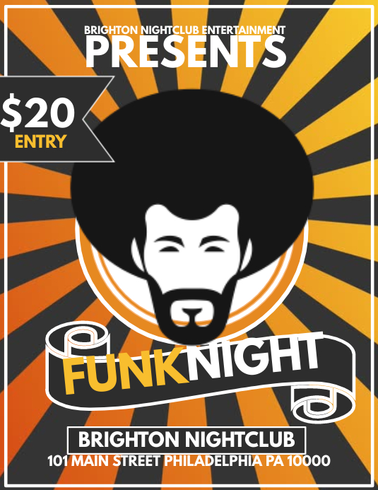 Copy of Funk Night | PosterMyWall