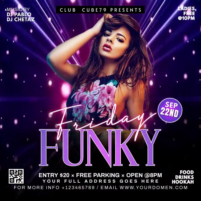 Funky Friday Template | PosterMyWall