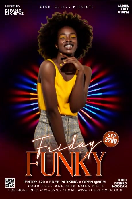 Funky Friday Template | PosterMyWall