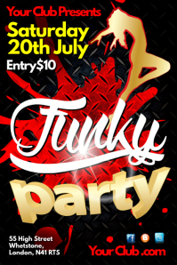 Funky Party Template | PosterMyWall