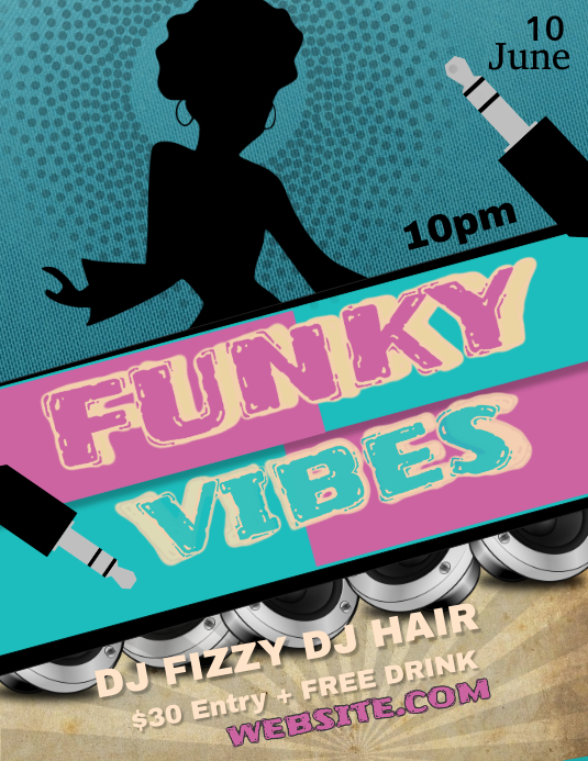 Copy of Funky Vibes | PosterMyWall