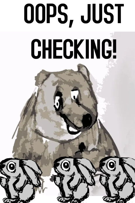 Funny Bear Poster Template | PosterMyWall