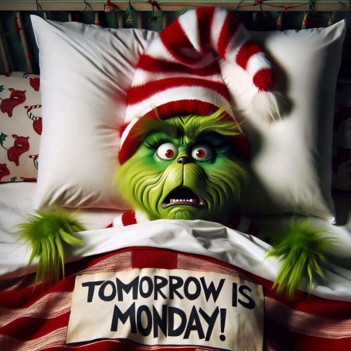 Copy of Funny Joyful Merry Christmas Monday Motivation Instagram Post ...