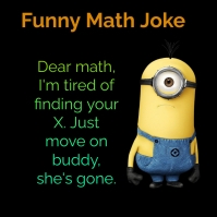 Funny Math Joke Template | PosterMyWall